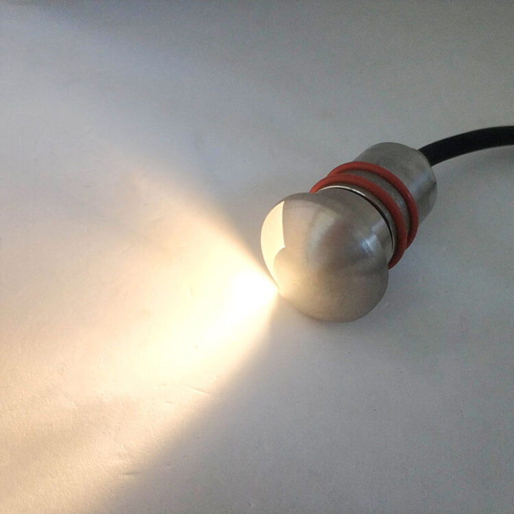 Side view In Ground Led light 1 Side Dia32mm, 304SS, IP67 - Ledluminous