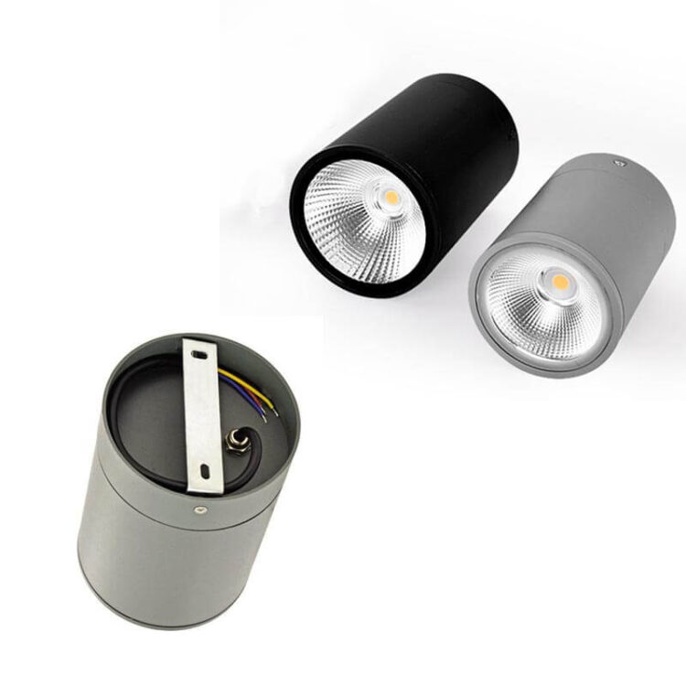 Waterproof Cylinder LED downlight 10W / 20W / 30W , IP65 Surface ...