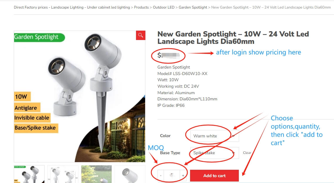 How proceed order online? - Ledluminous