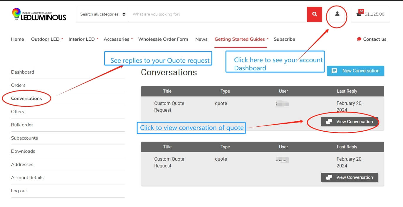 How to request quote online? - Ledluminous