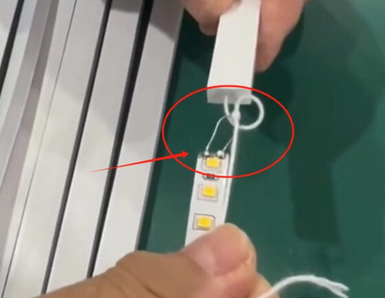 How easy and avoid broken insert the led strip into silicone tube ...