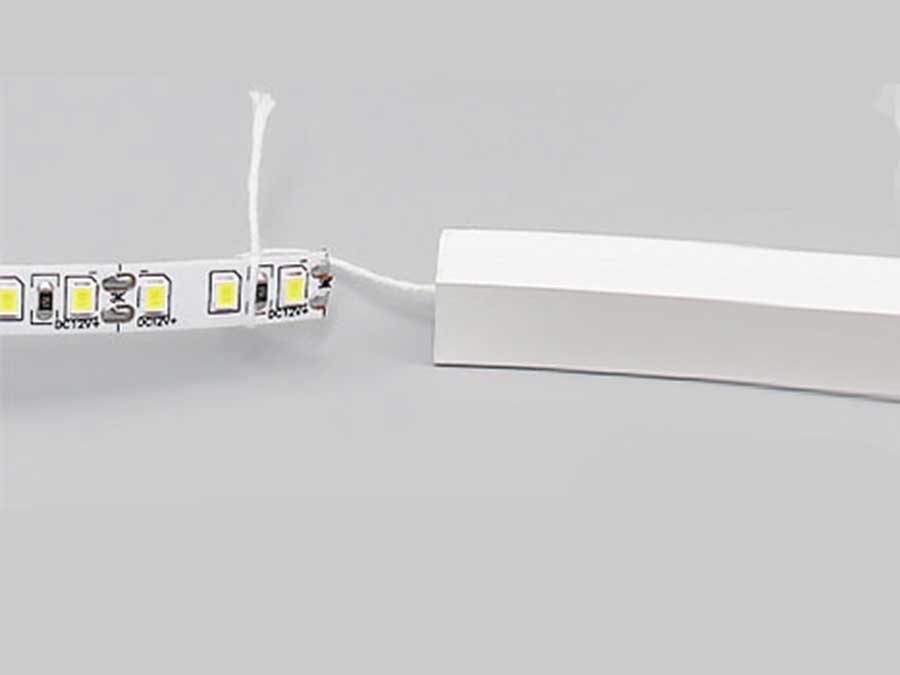 How easy and avoid broken insert the led strip into silicone tube ...