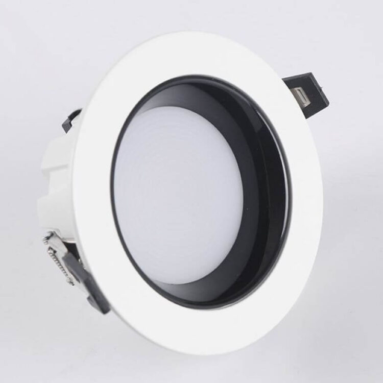 New Slim Recessed LED Downlight Round Anti-glare 7W to 24W - Ledluminous